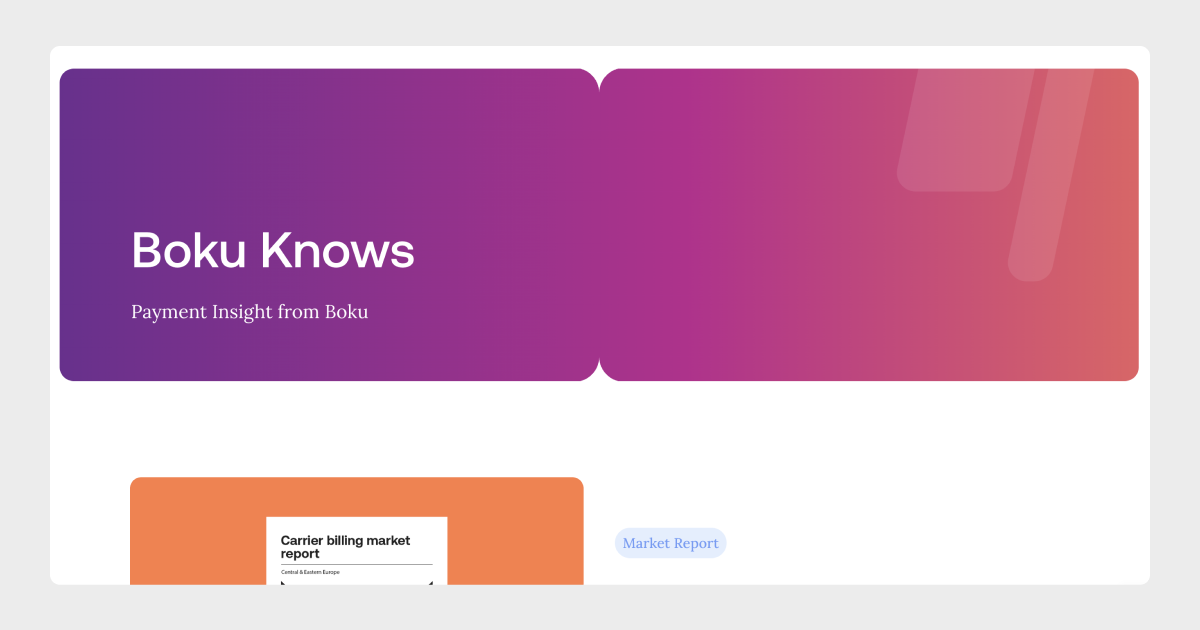 Boku White Papers and Reports - Boku